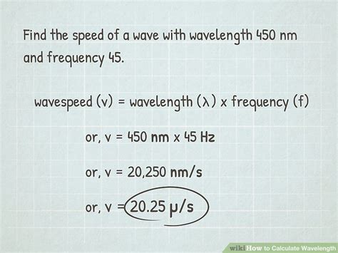 How To Calculate Wavelength 11 Steps With Pictures WikiHow