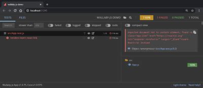 Supercharge Testing React Applications With Wallaby Js Smashing Magazine