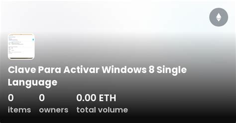 Clave Para Activar Windows Single Language Collection Opensea