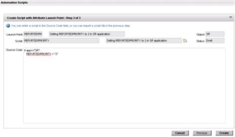 Automation Scripting Attribute Launch Point App Reference