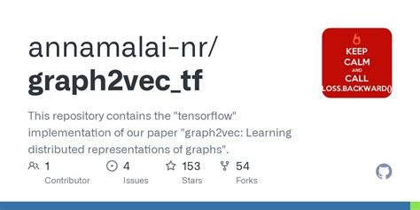 Github Annamalai Nr Graph Vec Tf This Repository Contains The Tensorflow Implementation Of