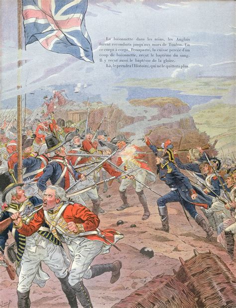 Napoleon At The Siege Of Toulon 17th December 1793 Illustration From