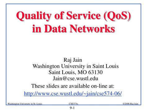 PPT Quality Of Service QoS In Data Networks PowerPoint Presentation ID