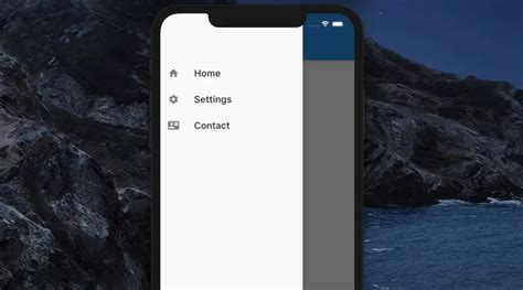 Flutter Drawer Navigation Example Kindacode