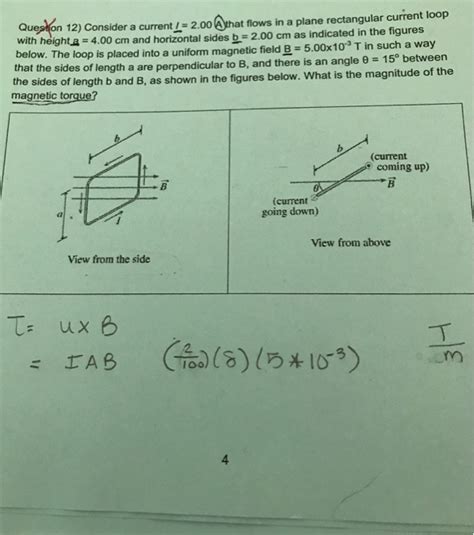 Solved Queon 12 Consider A Current 200that Flows In A