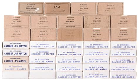 Group Of 45 Acp Ammunition Rock Island Auction