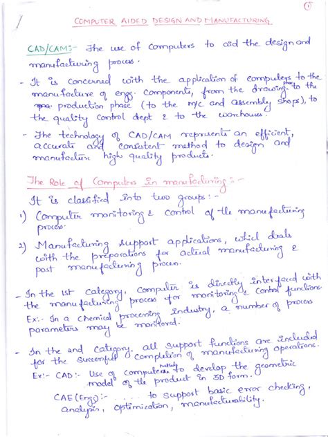 Cadlecturenotes Pdf