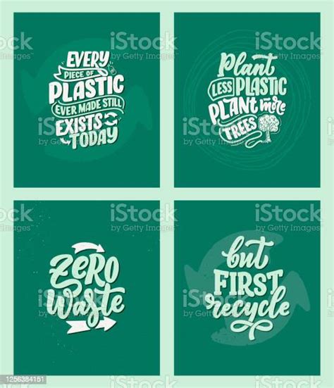 폐기물 재활용에 대한 문자 슬로건으로 설정합니다 폐기물을 줄이고 제품을 사용하거나 재사용 가능한 제품을 사용하는 것을 기반으로 하는 자연 개념 친환경 라이프스타일 을