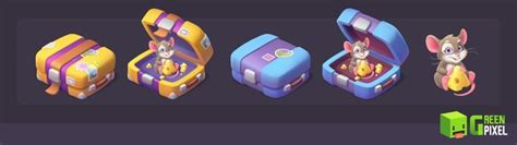 чемодан | Treasure games, Props concept, Art