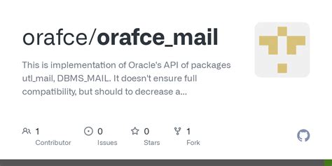 Github Orafceorafcemail This Is Implementation Of Oracles Api Of