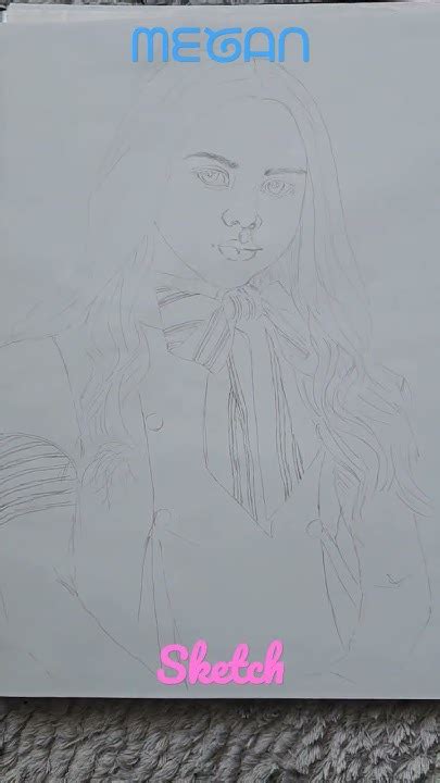 Sketch Megan Набросок МЕГАН 😏 Youtube
