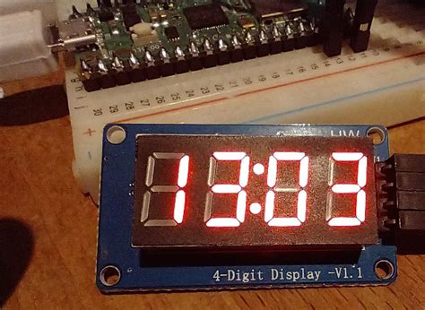 digital led alarm clock project kit for raspberry pi pico w electron