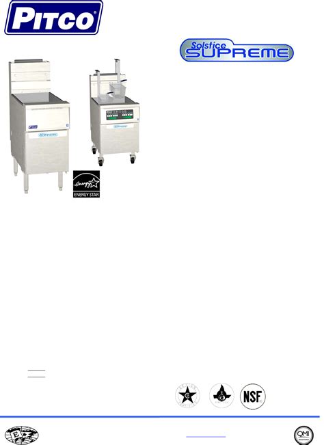 Pitco Frialator Ssh75 Manual