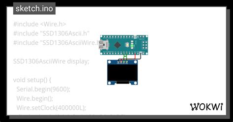 Display Wokwi ESP32 STM32 Arduino Simulator