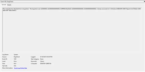 Need Help With A Bugcheck Microsoft Qanda