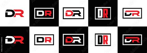 dr logo d r design white dr letter dr d r letter logo design