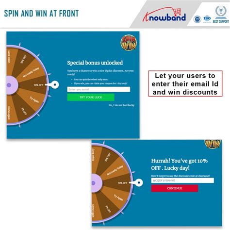Magento Spin And Win Interactive Email Subscription Pop Up Knowband