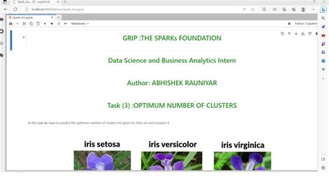 Video Abhishek Rauniyar On Linkedin Gripjune23 Internship Thesparksfoundation Datascience