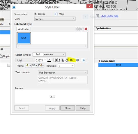 Solved Adding Text In A Map3d Expression Autodesk Community
