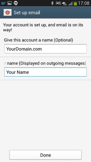 Android Email Setup On Android Hostek Wiki