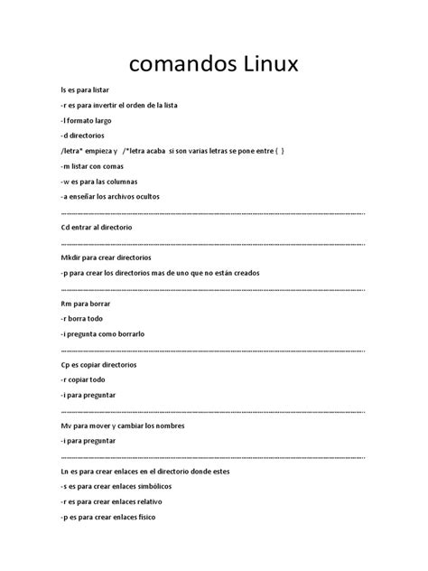 comandos linux pdf