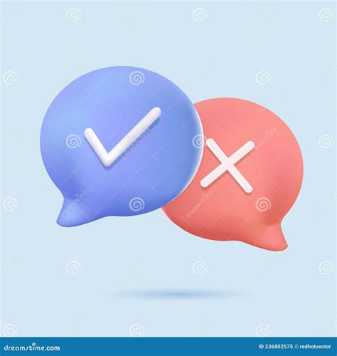 assignment tasks icon speech bubbles with marks 3d vector