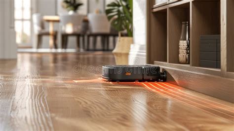Step Detection Enhancing Vacuum Safety With Smart Sensors Stock