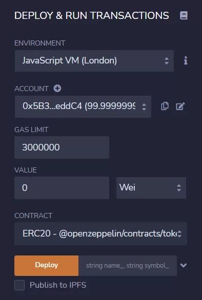 How To Create And Deploy An Erc Token In Minutes
