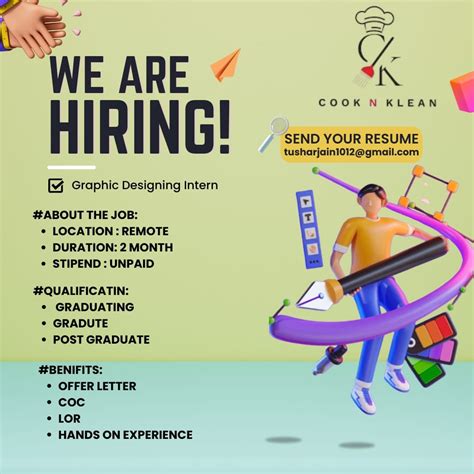 Tushar Jain On Linkedin Hiring Graphicdesignning Internship