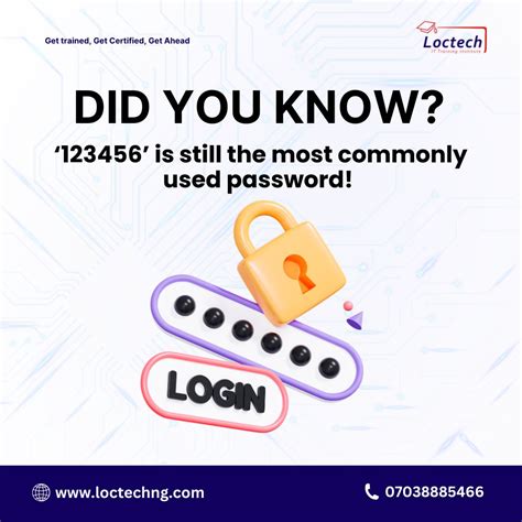 Loctech It Training Institute On Linkedin Cybersafety Passwordtips Loctech Cybersecurity