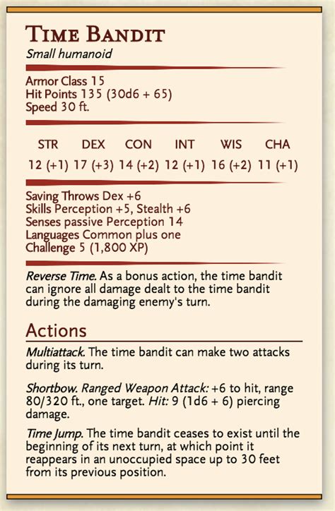 Dungeons And Dragons Homebrew Monsters