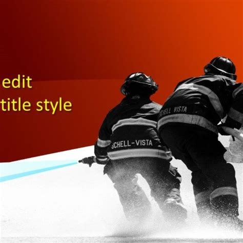 Firefighter Powerpoint Theme