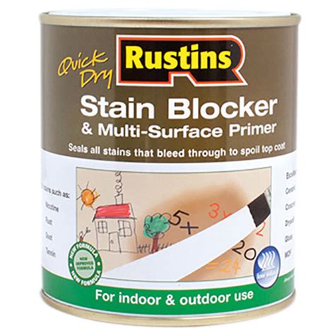 Rustins SBMP500 Quick Dry Stain Block Multi Surface Primer 500ml Rapid Electronics