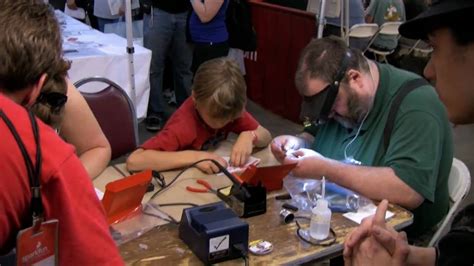 Sparkfun Soldering Workshop At Maker Faire 2009 Youtube