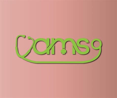 Premium Vector Ams Initial Letter Mark Ligature Style Logo Design