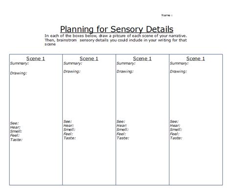 Editable Narrative Writing Graphic Organizer Examples
