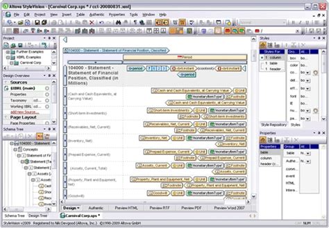 Xbrl Support Added To Altova Missionkit 2009 Altova Blog