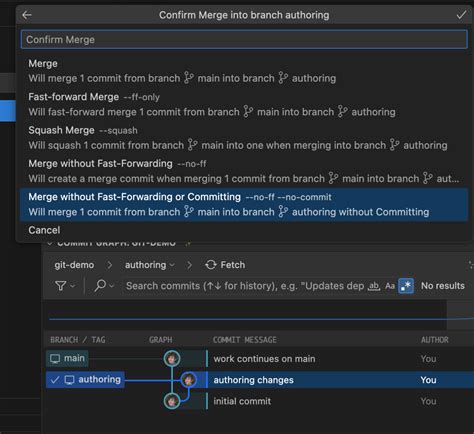 Commit Graph Should Show In Progress Merge · Issue 2984 · Gitkraken