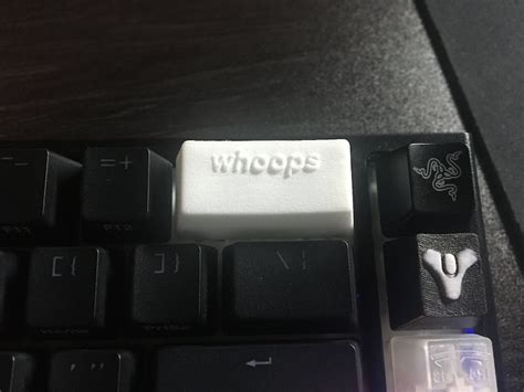 Custom Whoops Backspace Keycap 3d Printed Etsy