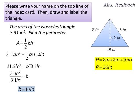 Isosceles Triangle Of Perimeter At Ellie Ridley Blog