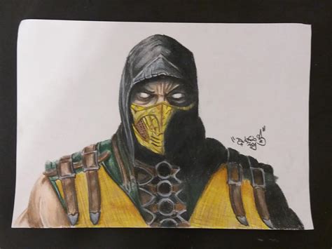 Scorpions MKX Speed Drawing By DanloS On DeviantArt