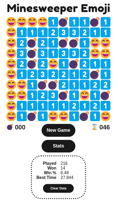 Minesweeper Made With Emojis R P5js