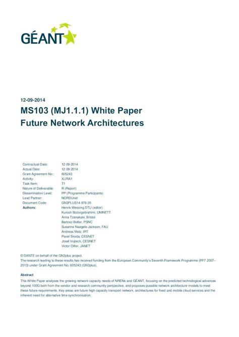 Pdf Future Network Architectures Dokumen Tips