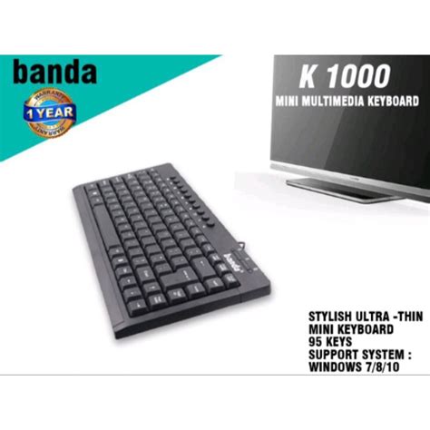Jual Keyboard Mini Usb Banda K Multimedia Keyboard Usb Shopee Indonesia