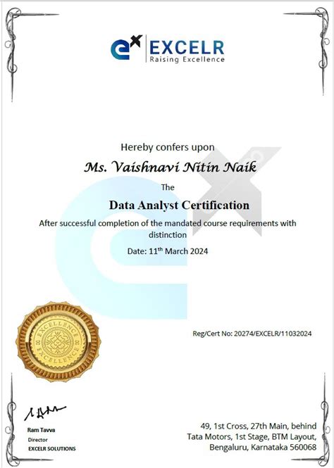 Vaishnavi Naik On Linkedin Dataanalytics Dataanalysis Dataanalyst 12 Comments