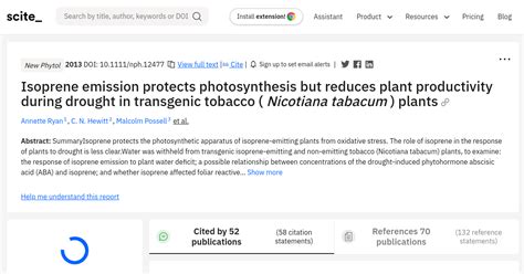 Isoprene Emission Protects Photosynthesis But Reduces Plant Productivity During Drought In