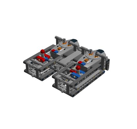 Lego Moc Dual Power Functions Ir Controller Joystick By Hru Bricks Rebrickable Build With Lego