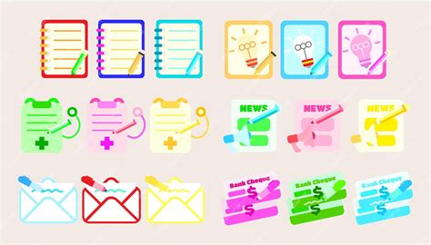 Premium Vector Collection Book And Pencil In Taking Notes And Activities Set Of Pencil Taking