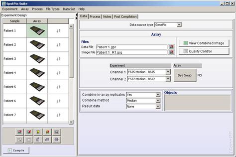 Loading Genepix
