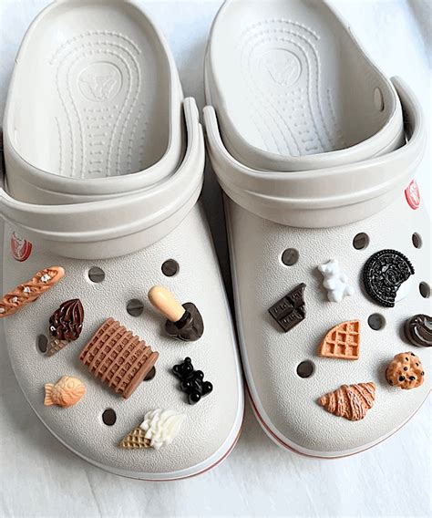 14p19p 간식 지비츠 세트 첵스 디저트 초코송이 과자 오레오 빵 바게트 아이스크림 파츠 신발장식 에이블리